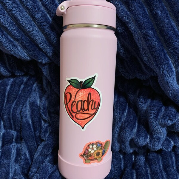 Peach Sticker | Fruit Stickers | Peachy Sticker | Stickers for ...