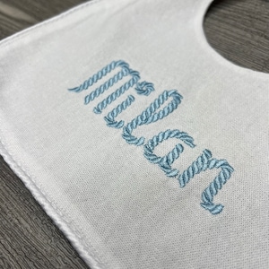 Rope Script Monogram Font Alphabet Machine Embroidery Designs Nautical ...