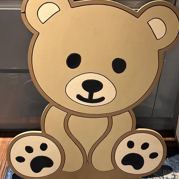 Teddy Bear Backdrop Prop Freestanding - Etsy UK
