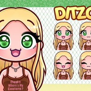 Clove VALORANT Chibi Pngtuber Model for Twitch/youtube | Vtuber Model ...