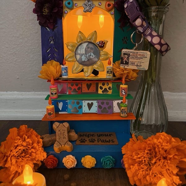 Mini Clay Nicho Candles: Pet Memorial Altar Decorations - Etsy