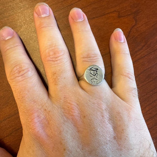 The Little Prince Silver Ring, Hidden Elephant Ring, A Hat or a Boa ...