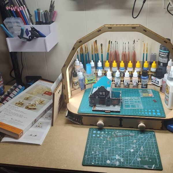 Brush and Glue Rack - Etsy