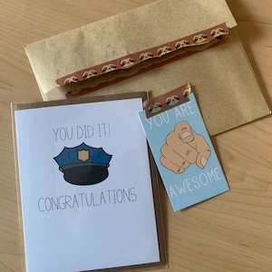 Police Congratulations Card - Policeman Promotion Police Academy ...