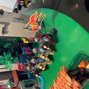 Lego Castle Fabric Flags, Various Styles and Factions. Minifigure Scale ...