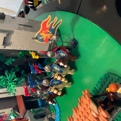 Lego Castle Fabric Flags, Various Styles and Factions. Minifigure Scale ...