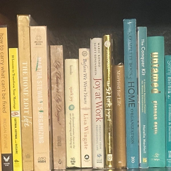Custom Decorative Books by Color: Colorful Bookshelf Decor - Etsy