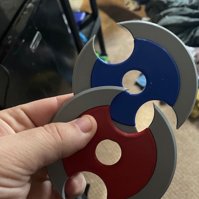 Night Disk 3d Printed Multi Color Print - Etsy