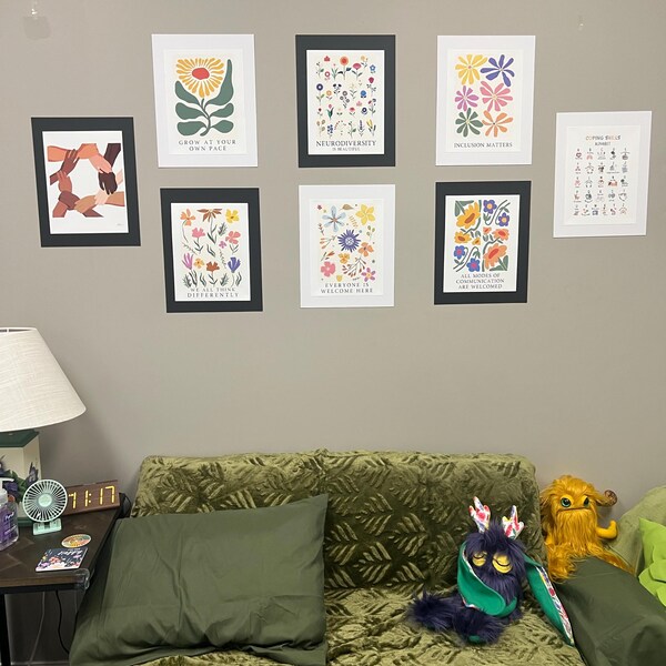 25 Mental Health Posters for Therapy Office, Set of Psychology Prints ...