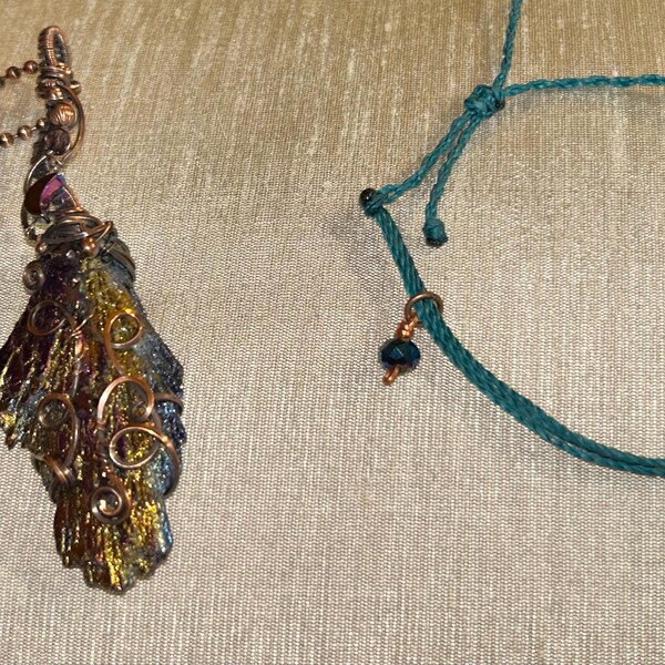 Cauldron Necklace, Mini Cauldron Necklace, Hypersthene Necklace, Witchy ...