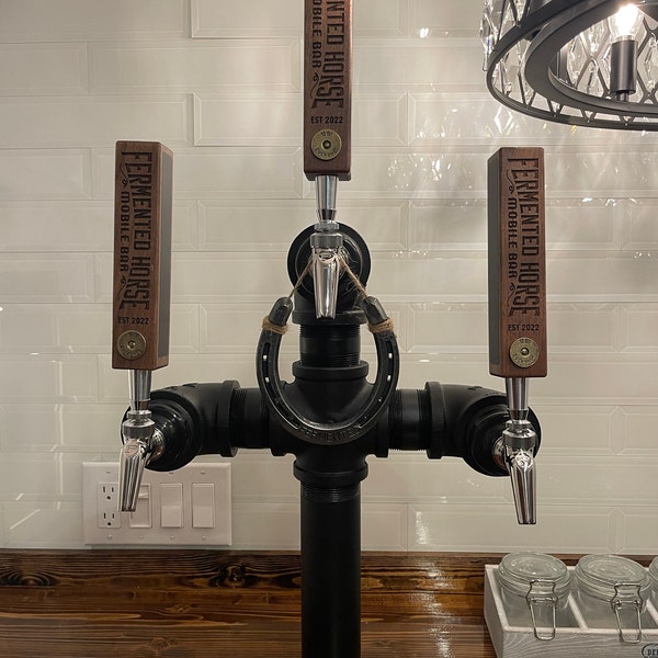 Custom Beer Tap Handle-laser Engraved With Chalkboard - Shotgun Edition ...
