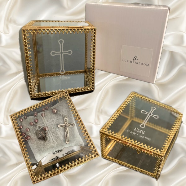 Personalized Photo Glass Box, Engraved Image Box, 4x6, 5x7, 8x10 Photo ...