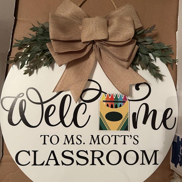 Classroom Door Decor | Interchangeable Sign | Classroom Welcome ...