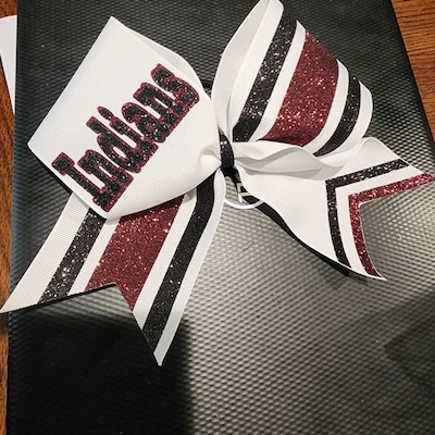 Custom Cheer Bow in Your Team Colors, Great Gameday Cheer Bow ...