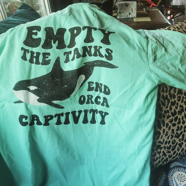 Empty the Tanks Orcas Hoodie, Orca Sweatshirt, Whale Sweatshirt, Killer ...