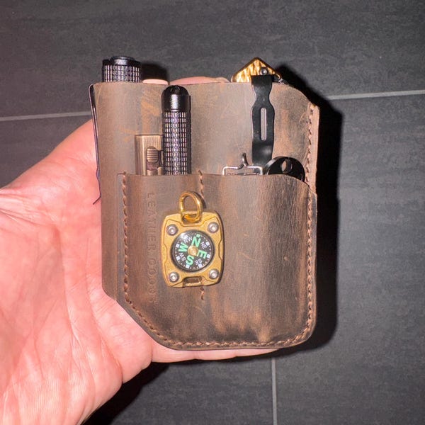 DELTA EDC Leather Organizer, EDC Caddy, Edc Leather Slip, Edc Pocket ... DELTA EDC Leather Organizer, EDC Caddy, Edc Leather Slip, Edc Pocket ...