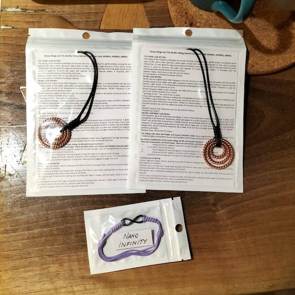 Tensor Rings Set Trio Ra-mu Viking Sacred Continent Cubit 404mhz ...