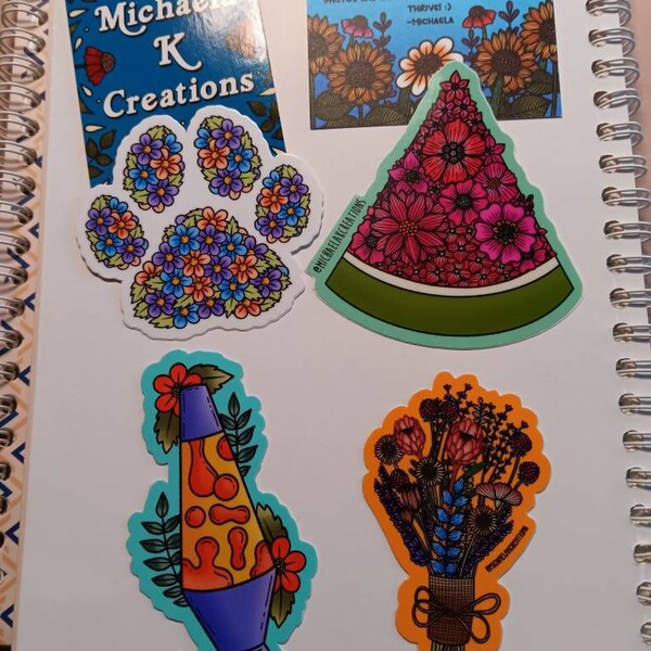 Sticker Bundle | Vinyl Sticker Bundle | Waterproof Stickers | 4 Pack ...