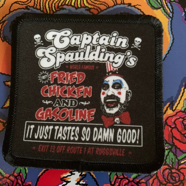 Captain Spaulding Patch House of 1000 Corpses Patch Horror Patch Fried ...