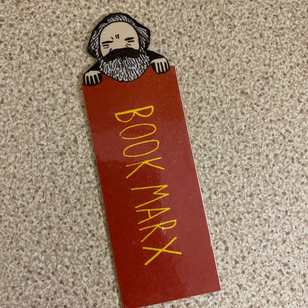 Karl Marx Bookmark - Etsy