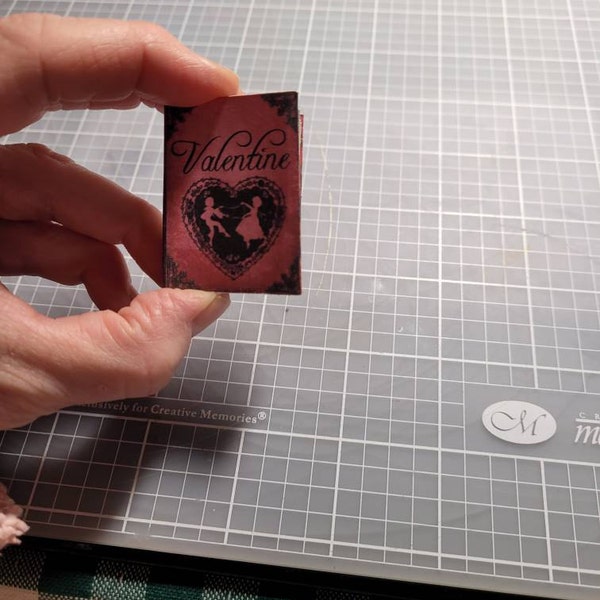 Love Mini Books, Junk Journal, Charm, Valentine's Day, Gift for Him ...