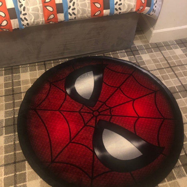Spiderman,spiderman Rug,boys Room,round Rug,round Carpet,spiderman ...
