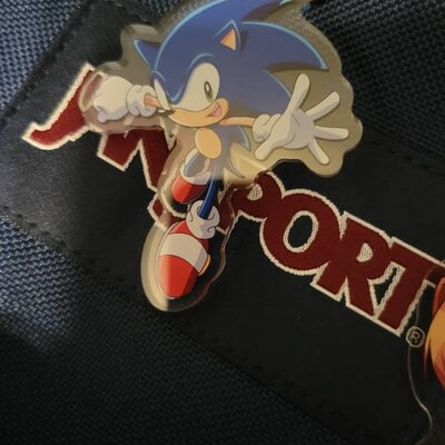 SONIC HEROES KNUCKLES Acrylic Keychain - Etsy