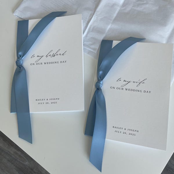 Vow Books for Wedding Vows, His and Her Vow Book Set of 2 Vow Book ...