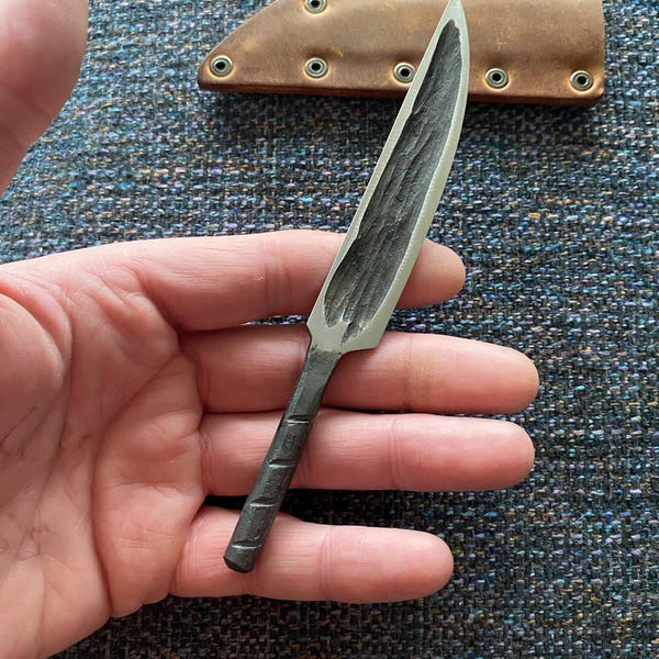 Hand-forged Set 5 PCS Knife for Throwing Outdoors. Carbon Steel Blades ...