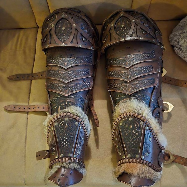 Larp Viking Armor. Leather Armor for a Celtic, Barbarian, Pagan or ...
