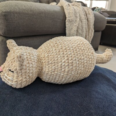 Crochet Cat Pattern: Marshmallow Kittie Amigurumi Cat Pattern Instant Download Pattern English ...