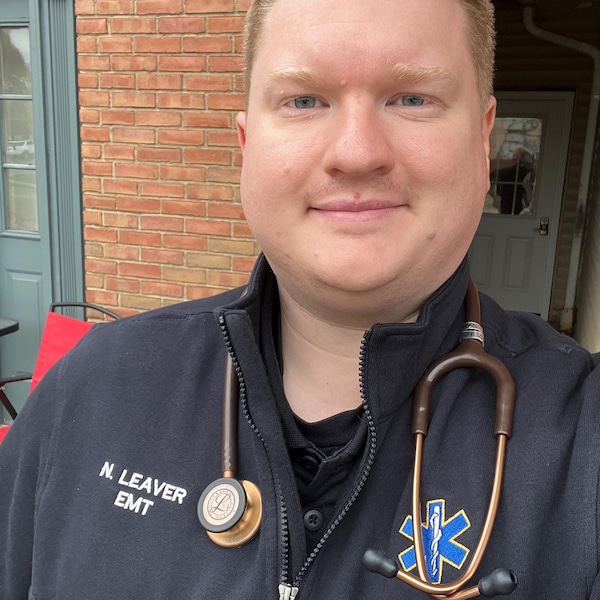 Custom Embroidered EMS Work Shirt – Paramedic Star of Life, Department ...
