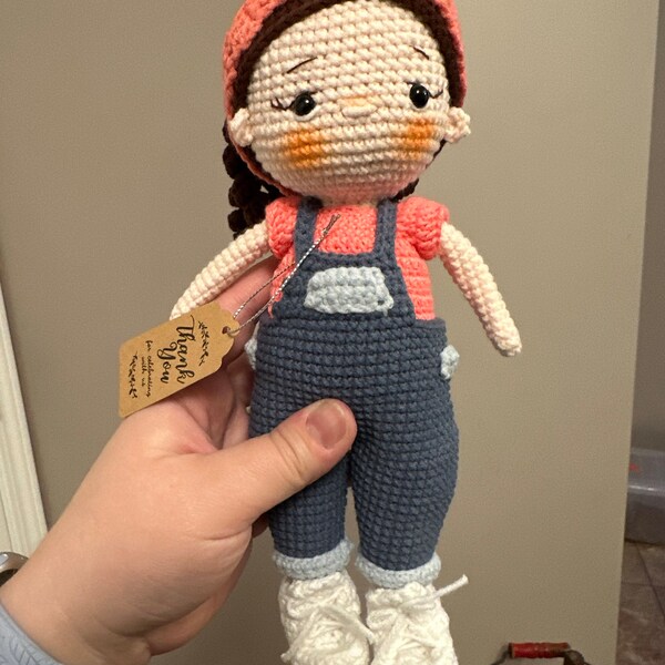 Ms. Rachel Crochet Amigurumi Doll, Amigurumi Ms. Rachel, Crochet Doll ...