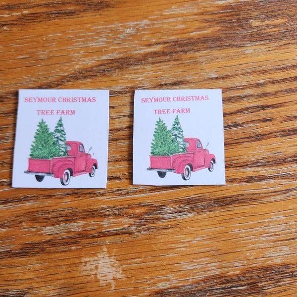 3 X 3 Seasonal/holiday Magnets for Your Decor Truck Doors Red Truck ...