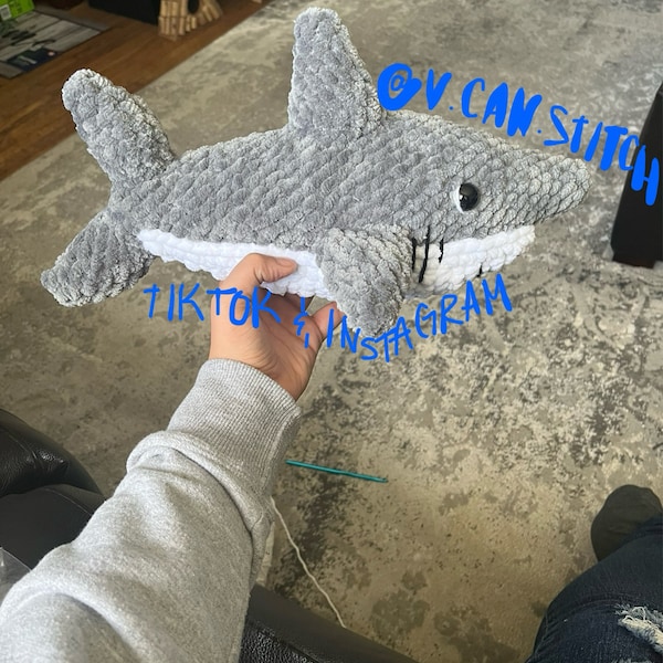 Shark Plush Toy Pattern, Baby Shark, Shark Gift - Etsy