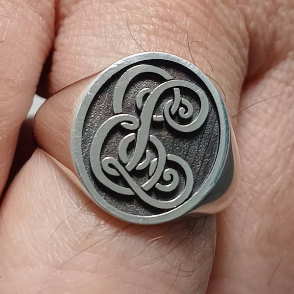Custom Signet Ring Wax Seal, Wax Seal Ring, Custom Wax Seal Ring ...