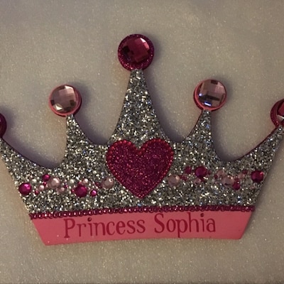 Princess Crown, Princess Room Decor, Kids Room Signs, Crown Decor ...
