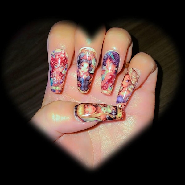 Chucky Press on Nails/halloween Nails/bride of Chucky/childs Play Nails ...