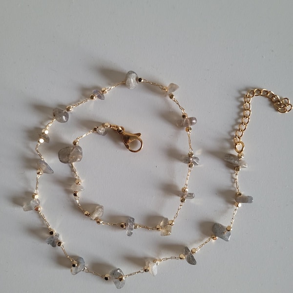 Gemstone Chain, Multi Stone Necklace, Beaded Necklaces, Dainty Bracelet ...