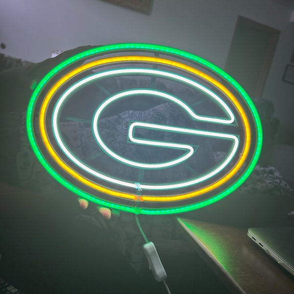 Wisconsin Badgers Logo LED Neon - Etsy