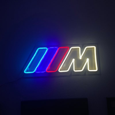 Amg Car Neon Sign / Neon Sign / Logo Neon Sign / Neon Sign Bedroom ...