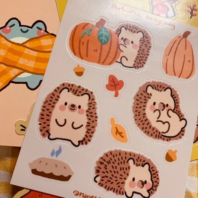 Cute Pastel Duck Spring Aesthetic Sticker Sheet Sticker - Etsy