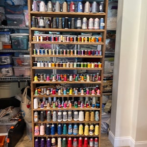 Thread Rack PDF Pattern & Plans to BUILD Your OWN Free Standing -6 Feet ...