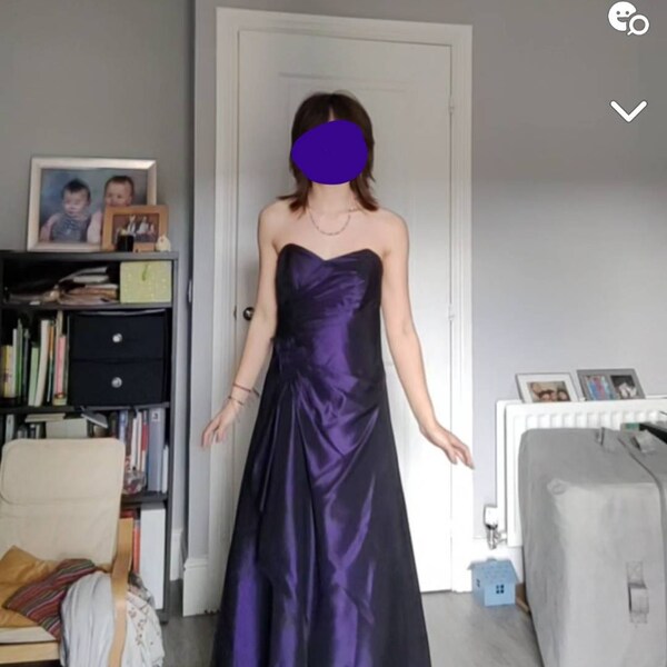 Vintage Prom Dress, Retro 1990s Strapless, Turquoise Evening, Formal ...