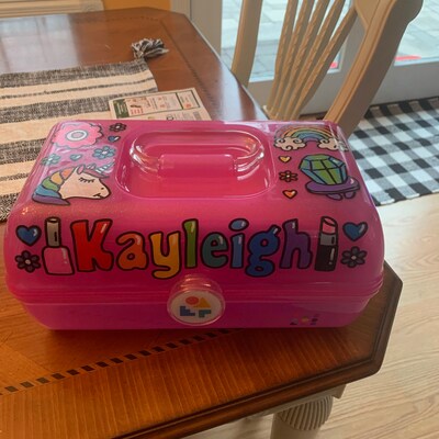 Camp Themed Caboodle Hand-painted Personalized Caboodle - Etsy