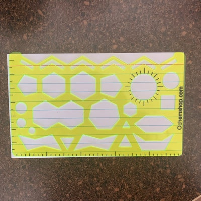 Science Stencil Chemistry Stencil Organic Chemistry Stencil Journaling ...