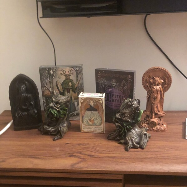 Cthulhu Altar Statue: Lovecraftian Ash Wood Carving - Etsy