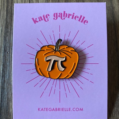 Pumpkin Pi Autumn Fall Halloween Enamel Lapel Pin / Buy 3 Pins Get 1 ...