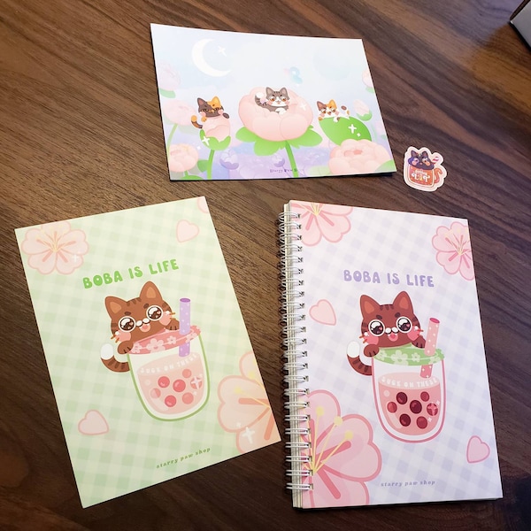 Dango Mochi Cat Stickers Set | 4.5 - 2" Star Holographic Waterproof ...