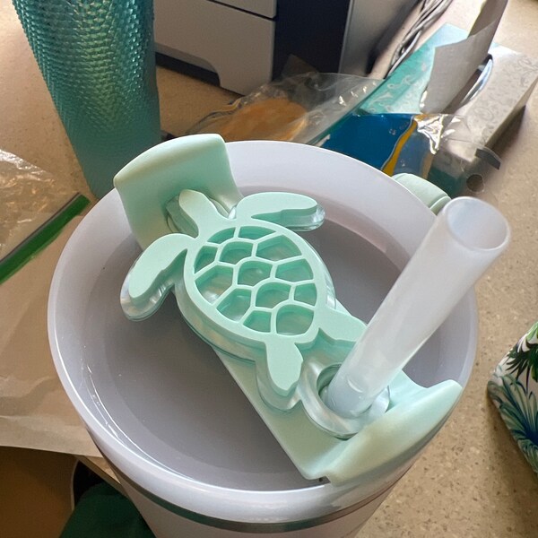 Sea Turtle Stanley, Stanley Cup Accessories, Turtle Stanley Tag, Turtle ...